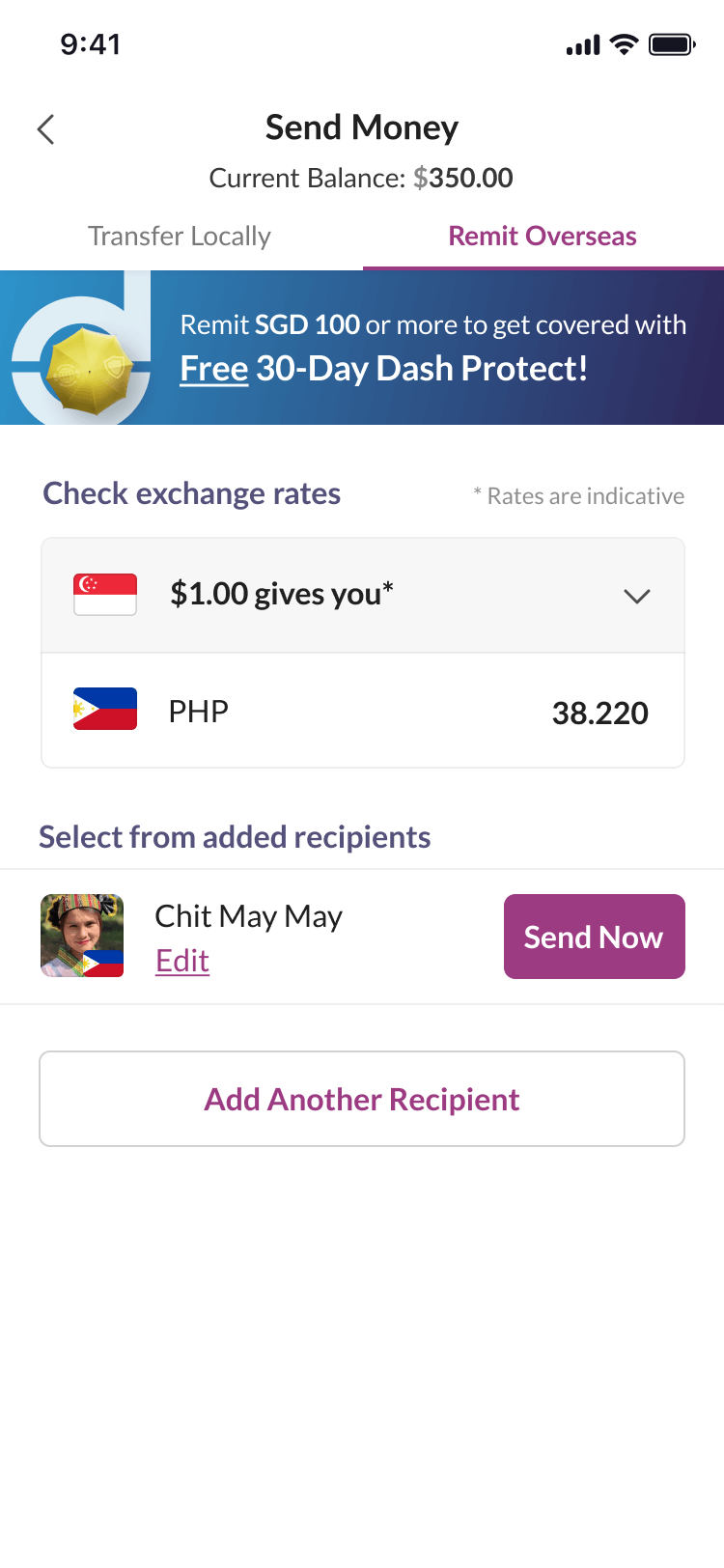 Send money overseas faster, easier, and safer with Singtel Dash Remit